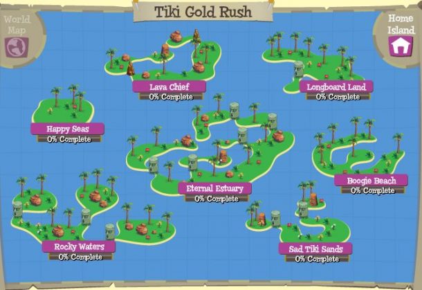 Here's the List of Treasures for the Tiki Gold Rush Maps! - Unigamesity