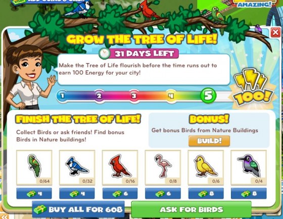 Complete Guide to the CityVille Tree of Life - Unigamesity