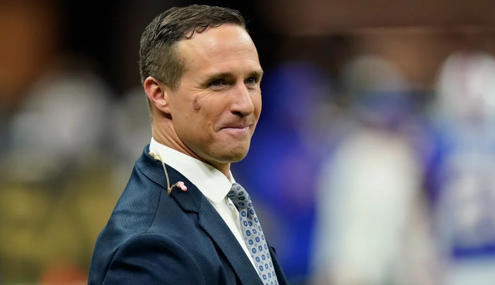 Drew Brees Makes His NBC Debut, Internet Amazed by His New Hair